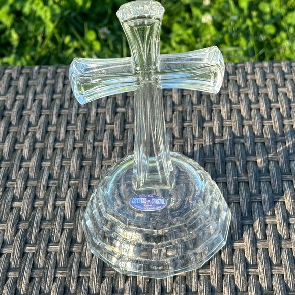 Accents | Crystal Clear Cross By | Poshmark